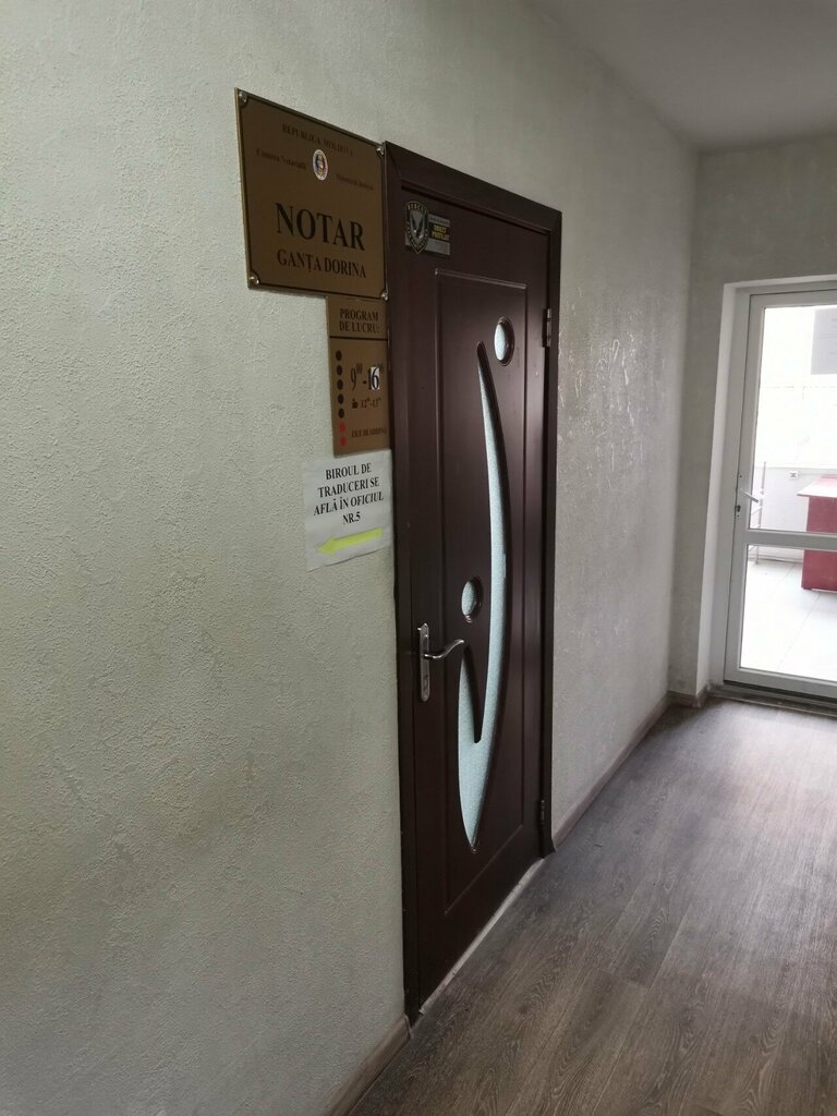Noterler Notar Ganta Dorina, Ialoveni, foto