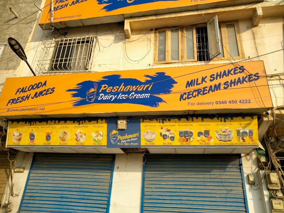 Dondurmacılar Peshawari Dairy Ice Cream, Karaçi, foto