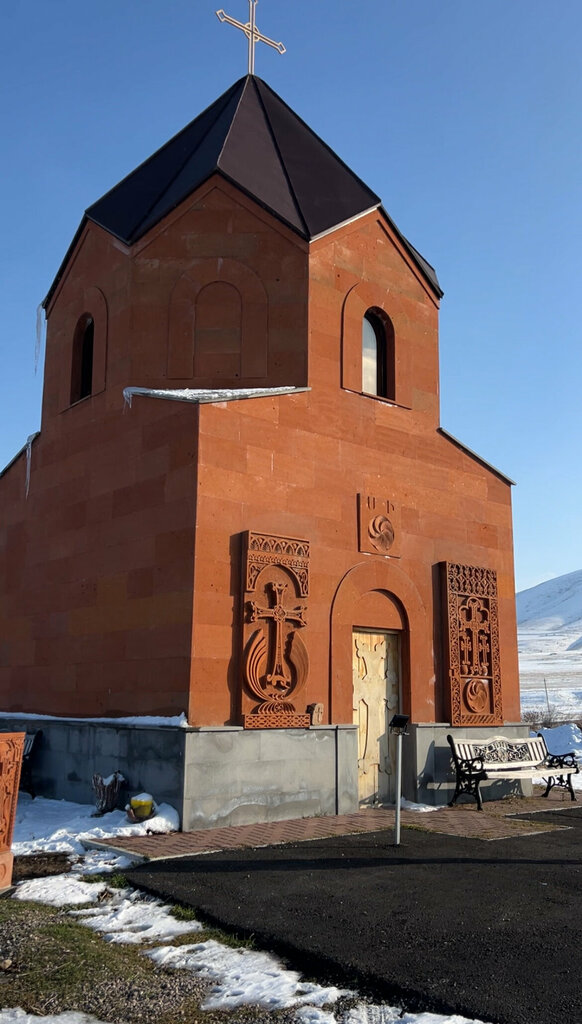 Şapel, haç anıtı Часовня, Kotayk, foto