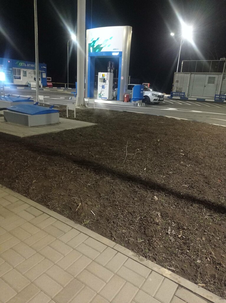 Otogaz dolum istasyonu Gazprom gazomotornoye toplivo, Rostovskaya oblastı, foto