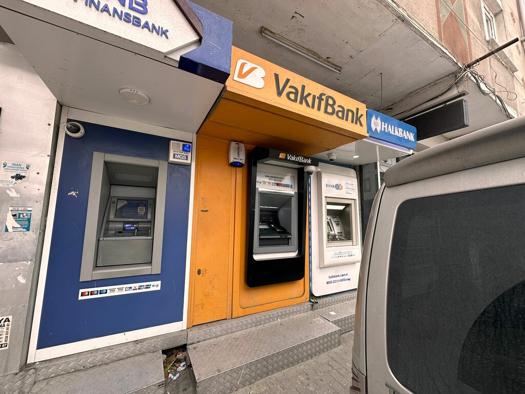 ATM'ler Vakıfbank ATM, İstanbul, foto