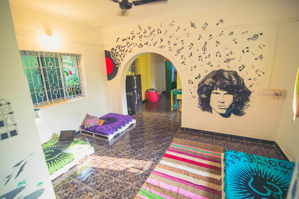 Otel Roadhouse Hostels Anjuna Goa, Goa, foto