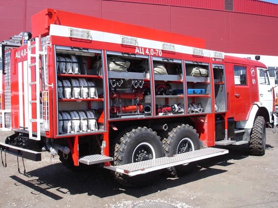 Yangın ekipmanları SpetsPozhTekh, Moskova, foto