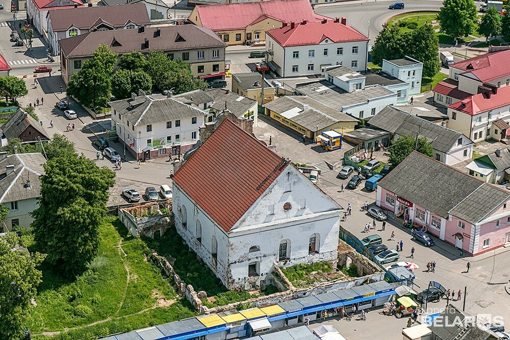 Turistik yerler The Great Slonim synagogue, Slonim, foto
