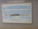 M&s aluminium and construction Ltd (Lusaka, Silwizya, Buchi Road, 1752), i̇nşaat firmaları  Lusaka'dan