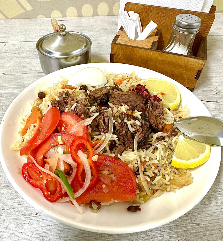 Kantin, yemekhane Grand Qazan, Almatı eyaleti, foto