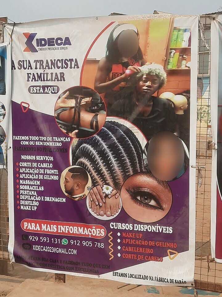 Güzellik salonu Xideca, Trancista familiar, Loanda, foto