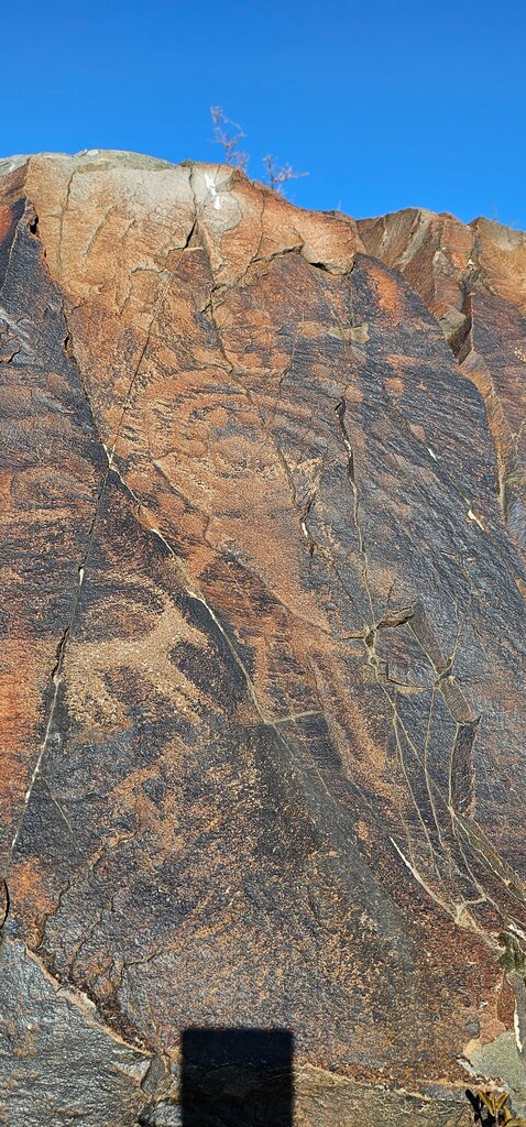 Turistik yerler Petroglyphs of Tanbala Tas, Almatı eyaleti, foto