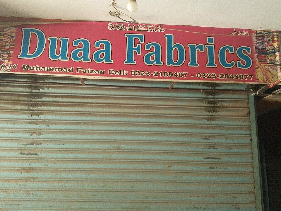 Giyim mağazası Dua fabrics, Karaçi, foto