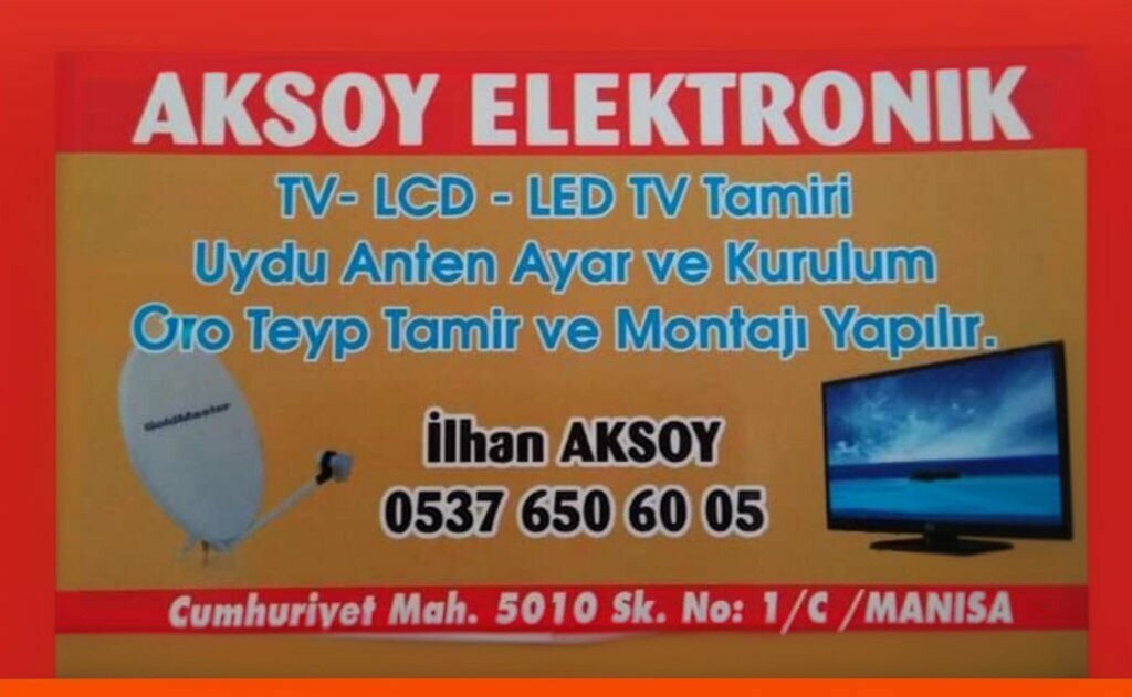 Elektrikli cihazların tamiri Aksoy Elektronik, Manisa, foto
