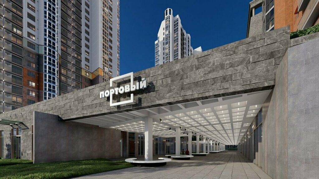 Konut blokları Портовый, Krasnoyarsk, foto