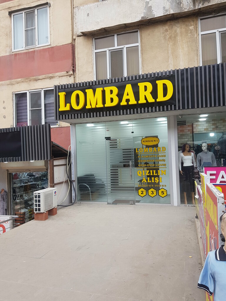 Rehincilik Lombard, Bakü, foto