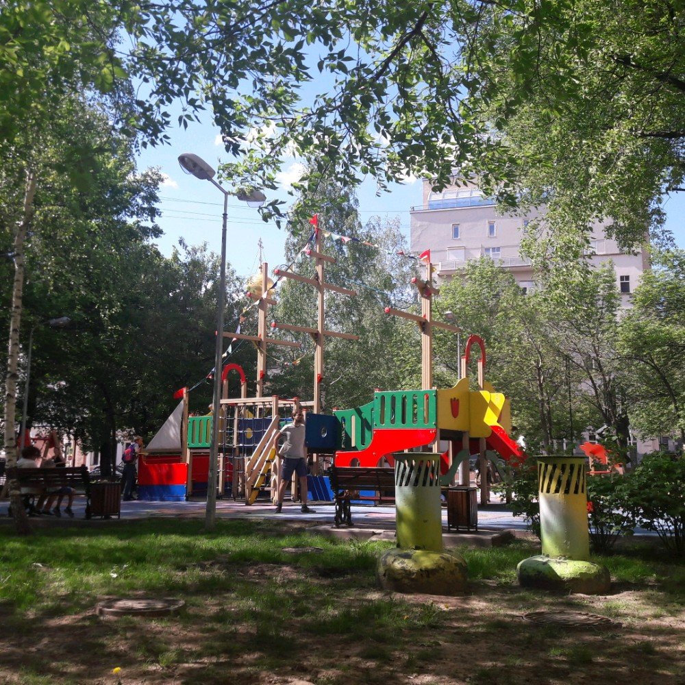 Oyun alanı Playground, Moskova, foto