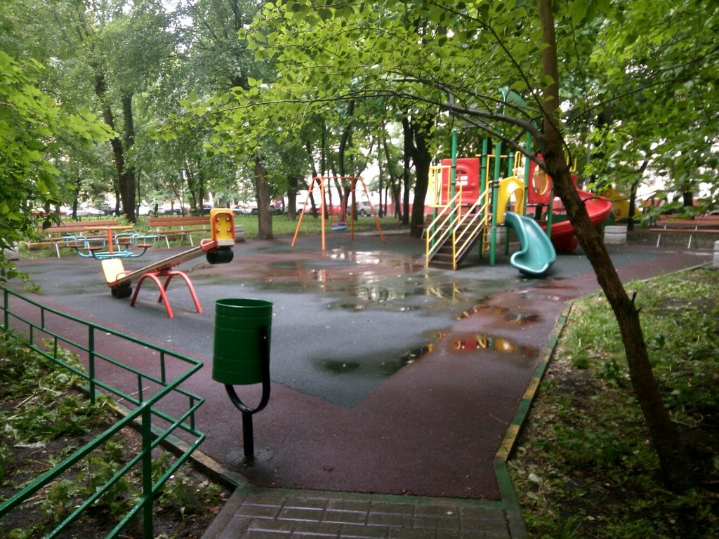 Oyun alanı Детская площадка, Moskova, foto