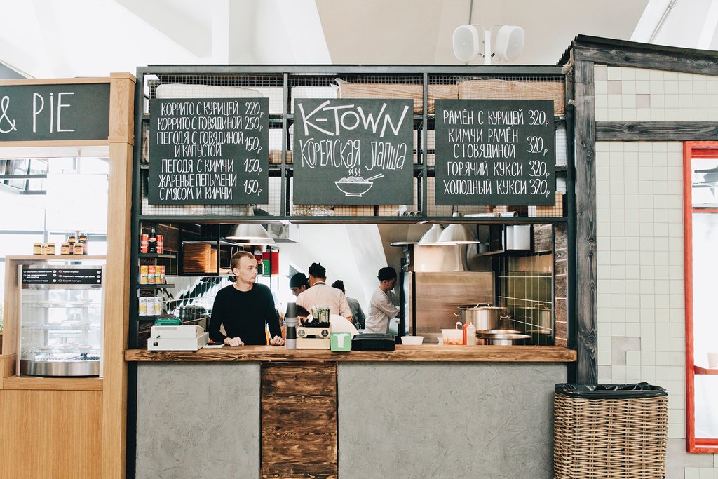 Kafe K-Town, Moskova, foto