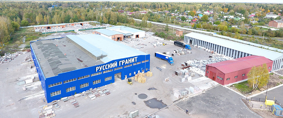 Taş ürünler ve yapılar Zavod Russky granit, Moskova ve Moskovskaya oblastı, foto