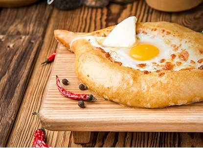 Ekmek fırını Osetian Pies, Moskova, foto