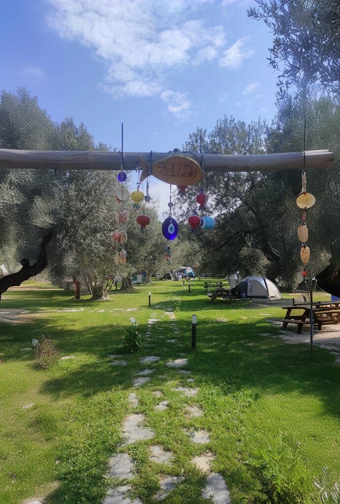 Kamp alanları Zeytin Gölgesi, Dikili, foto
