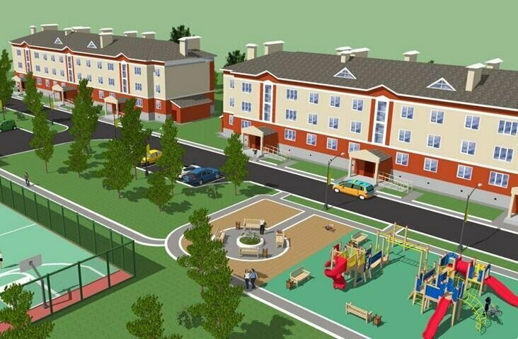 Konut blokları Струбково, Moskova ve Moskovskaya oblastı, foto