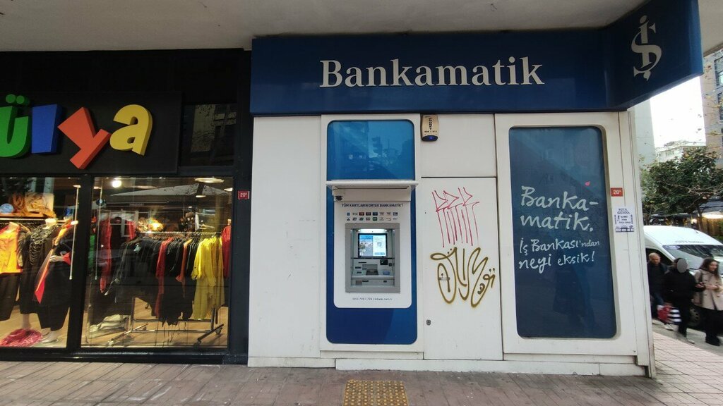 ATM'ler Türkiye İş Bankası Bankamatik, İstanbul, foto