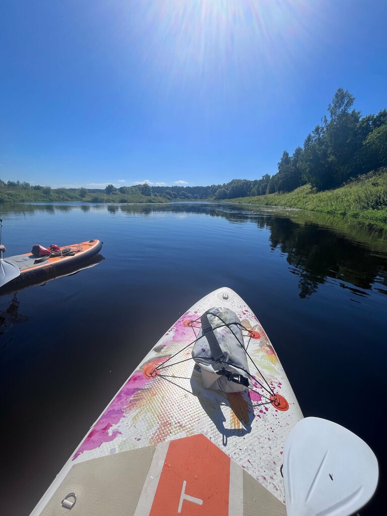 Kürek sörfü Sup For Fun, Zvenigorod, foto