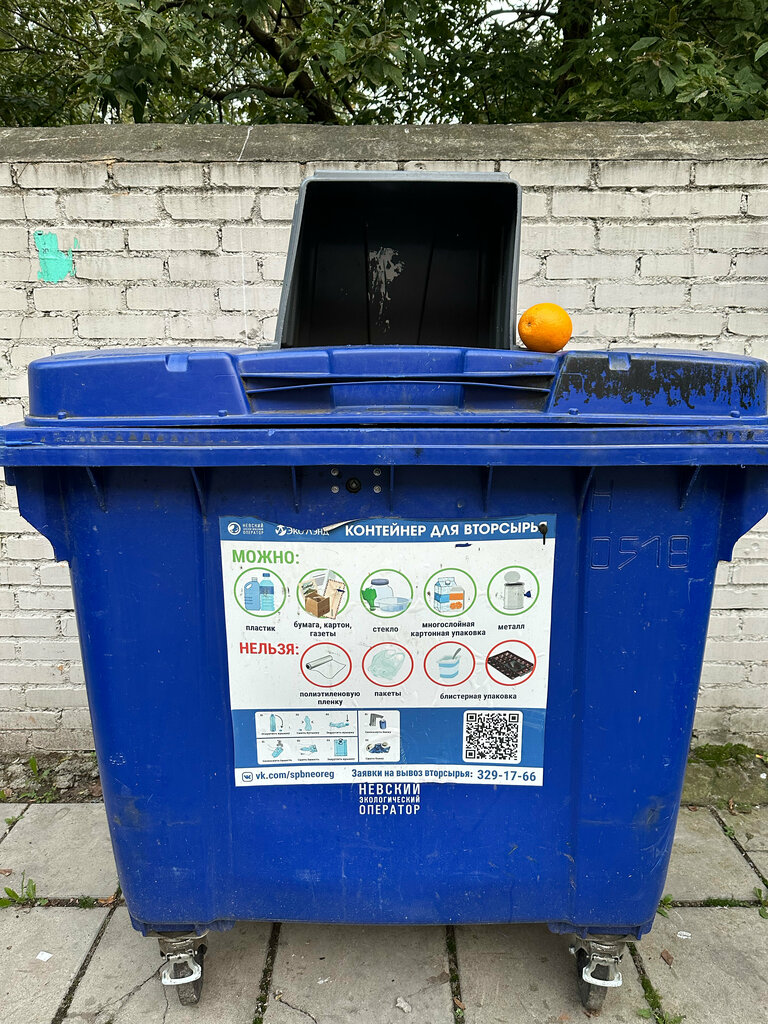 Çöp alanları Trash and garbage disposal area, Saint‑Petersburg, foto