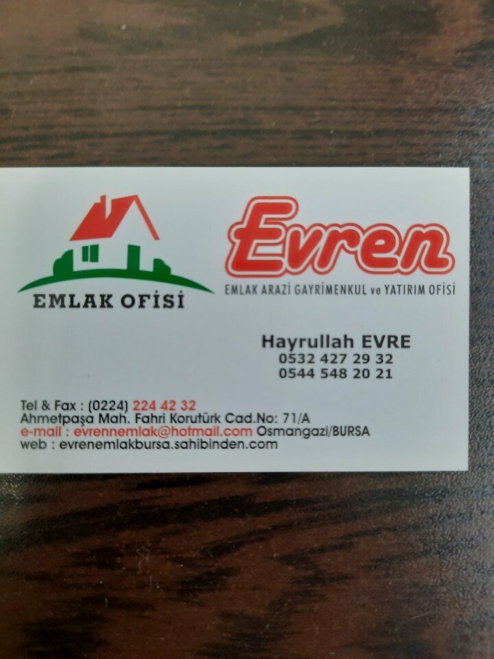 Emlak ofisi Evren Emlak, Bursa, foto