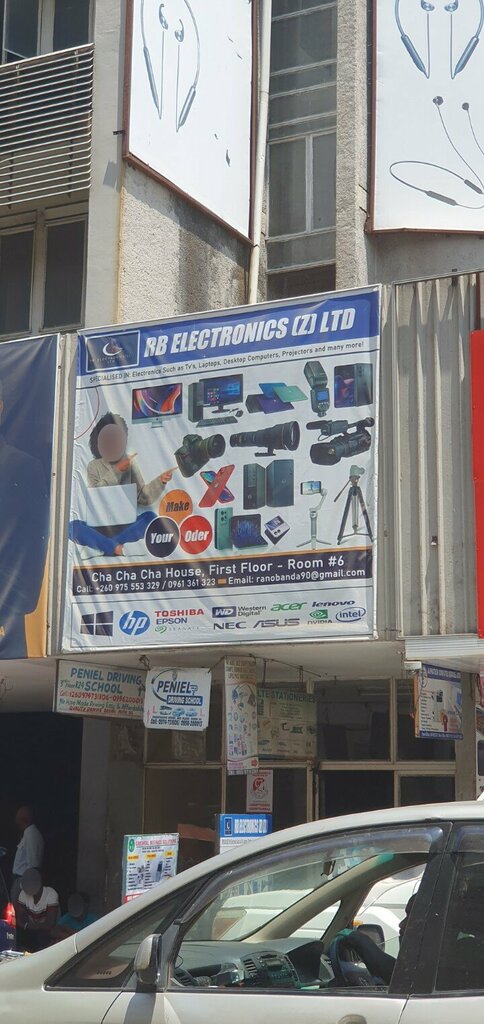 Elektronik eşya mağazaları Rb electronics Ltd, Lusaka, foto