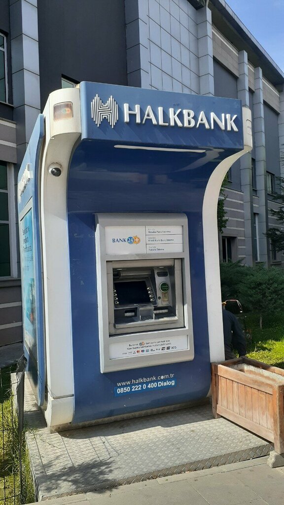 ATM'ler Halkbank ATM, Ankara, foto