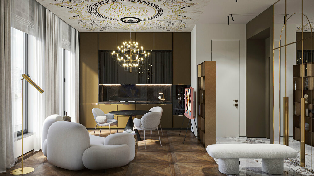 i̇ç mimarlık firmaları Студия дизайна интерьеров Екатерины Поташовой, Moskova, foto