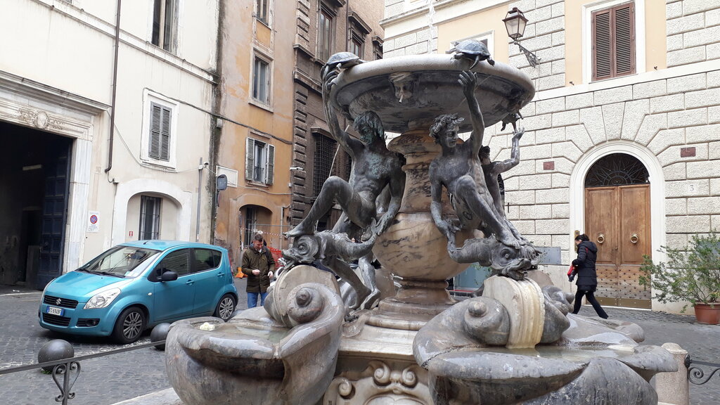 Çeşme Fontana delle Tartarughe, Roma, foto
