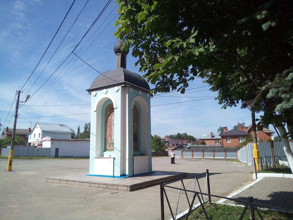 Şapel, haç anıtı Часовня Матроны Московской, Moskova ve Moskovskaya oblastı, foto