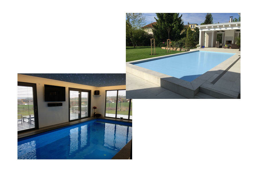 Yüzme havuzları Wippich Schwimmbadtechnik GmbH, Saksonya, foto