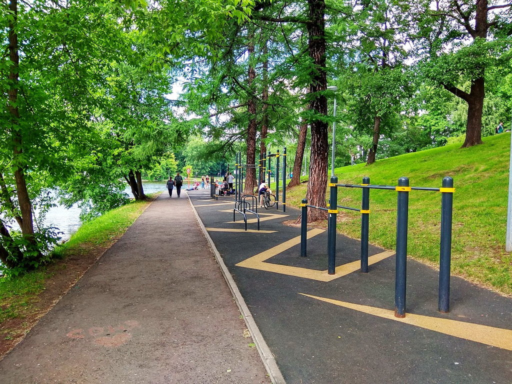 Spor alanı Воркаут-площадка, Moskova, foto