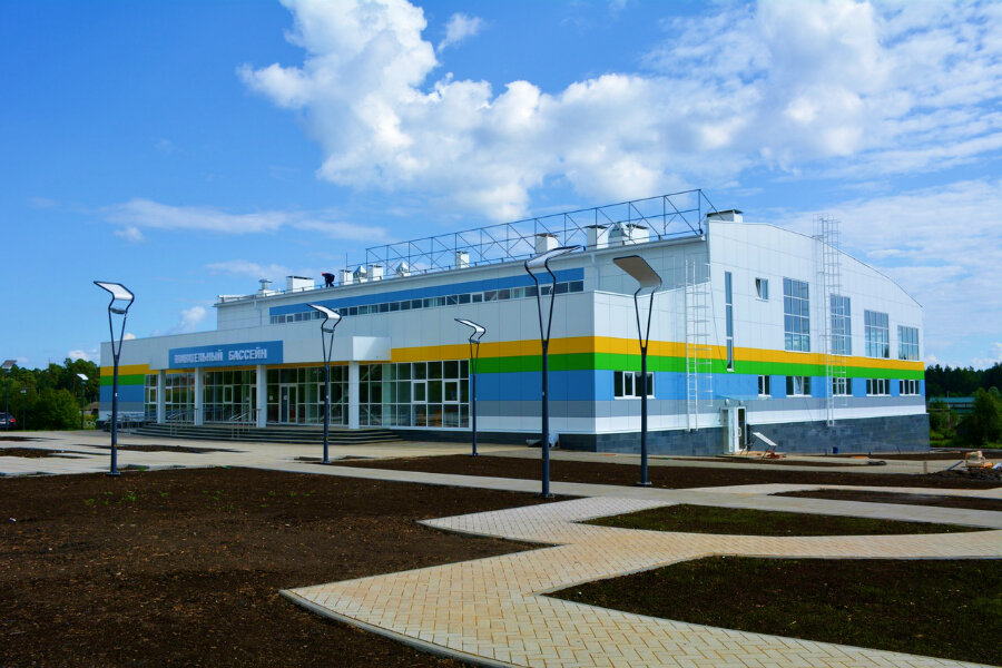 Yüzme havuzları Бассейн, Çuvaşya, foto