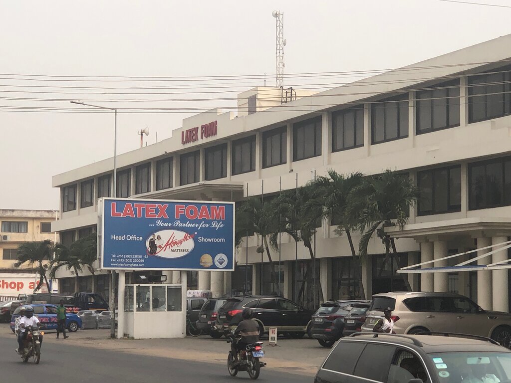Sanayi kuruluşu Latex Foam Rubber Products Limited, Akra, foto