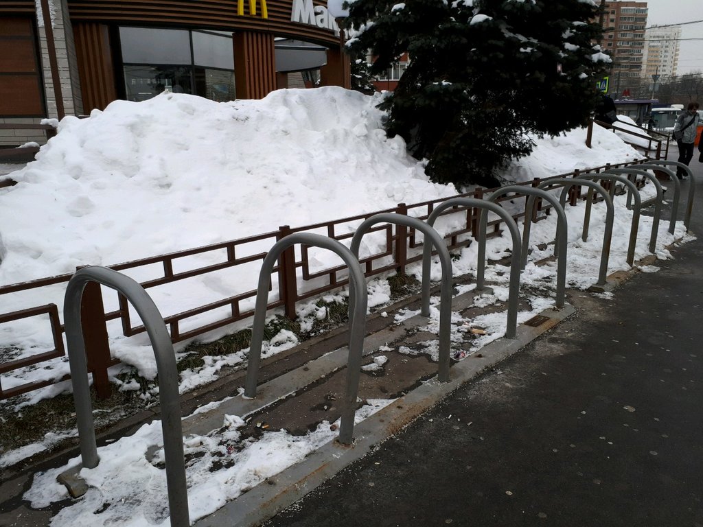 Bisiklet park yerleri Bicycle parking, Moskova, foto
