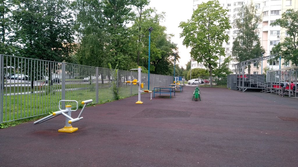 Spor alanı Площадка для воркаута, Moskova, foto