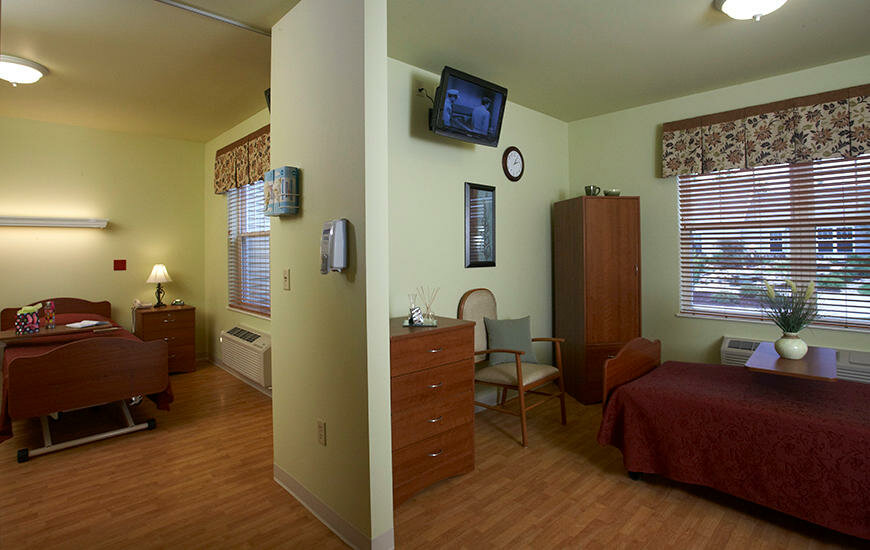 Huzurevi, bakımevi Creekside Village, İndiana Eyaleti, foto