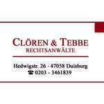 Clören & Tebbe (Hedwigstraße No:26, Duisburg), avukatlar  Duisburg'dan
