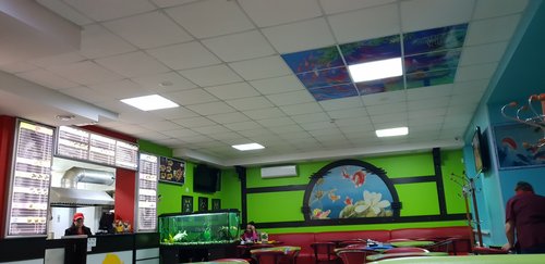 Suşi restoranı Sushi-kafe Akvarium, Kremenchuk, foto