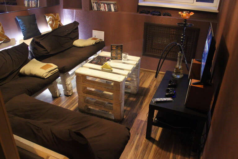 Nargile kafeler Jersey, Moskova, foto