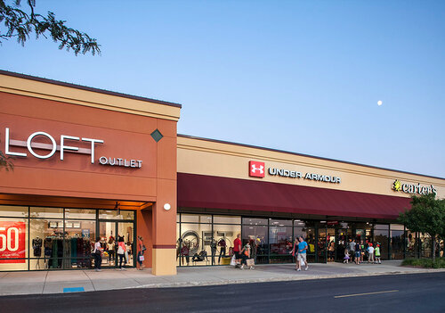 Alışveriş merkezleri Johnson Creek Premium Outlets, Wisconsin Eyaleti, foto
