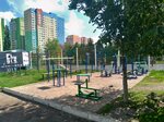 Спортивная площадка (Republic of Bashkortostan, Ufa, zhiloy rayon Zaton Severo-Zapadny), spor alanı  Ufa'dan