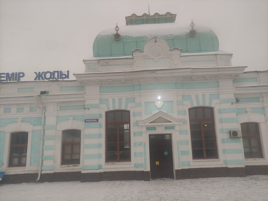 Tren garları Kazalinsk Station, Kızılorda eyaleti, foto