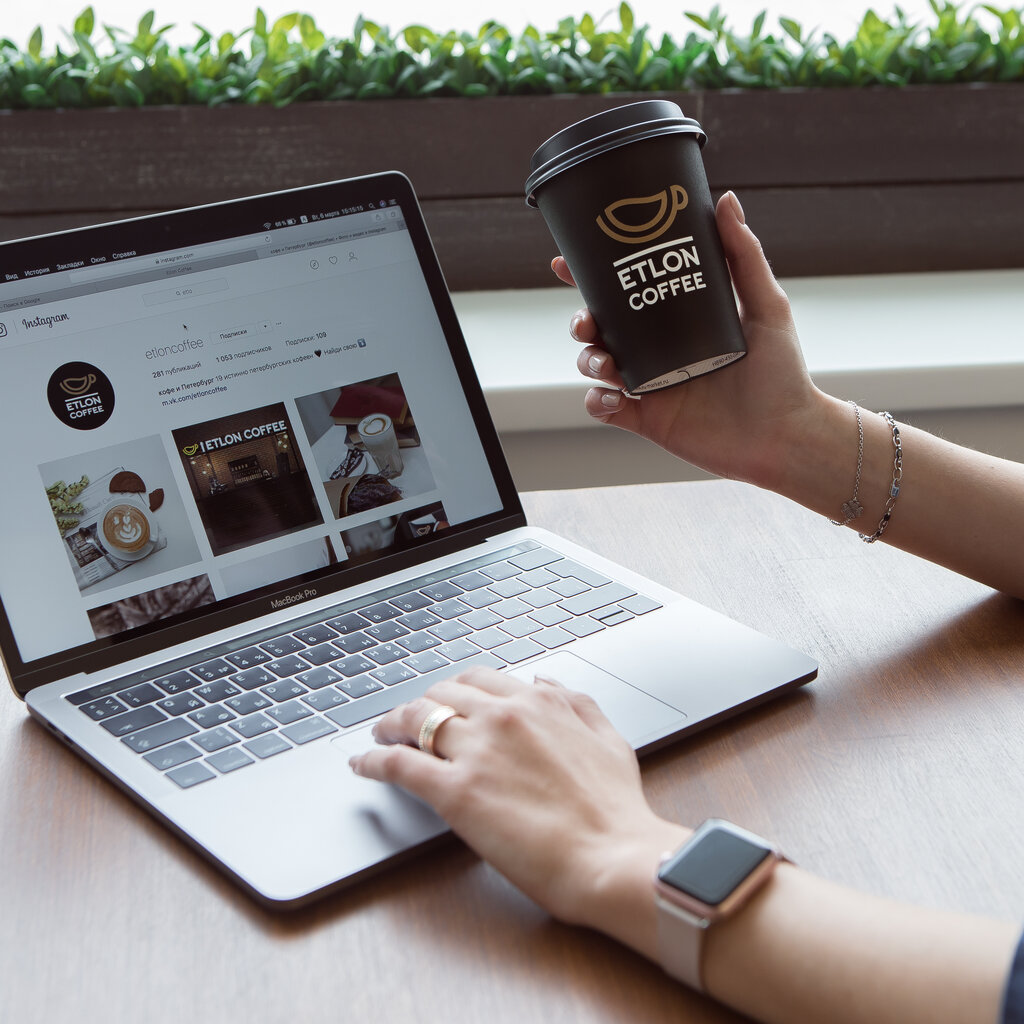 Kahve dükkanları Etlon Coffee, Saint‑Petersburg, foto