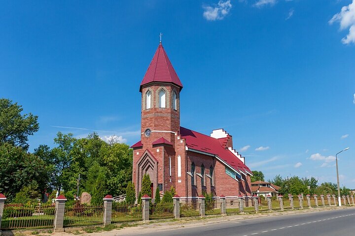 Katolik kiliseleri Траецкі касцёл, Kletsk, foto