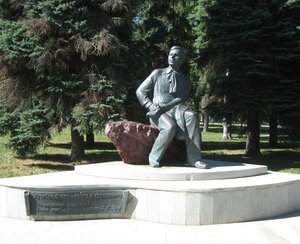 Кузебай Герд (Udmurtian Republic, Izhevsk, skver imeni Kuzebaya Gerda), anıt, heykel  Izhevsk'ten