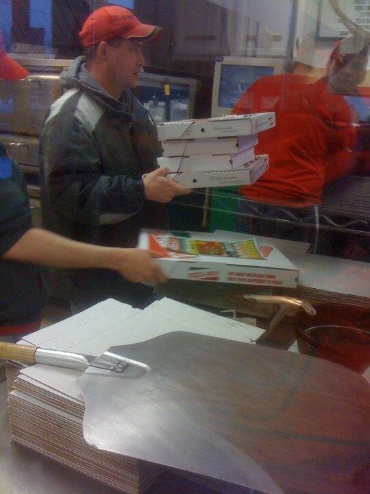 Fast food Pizza Man, Minnesota Eyaleti, foto