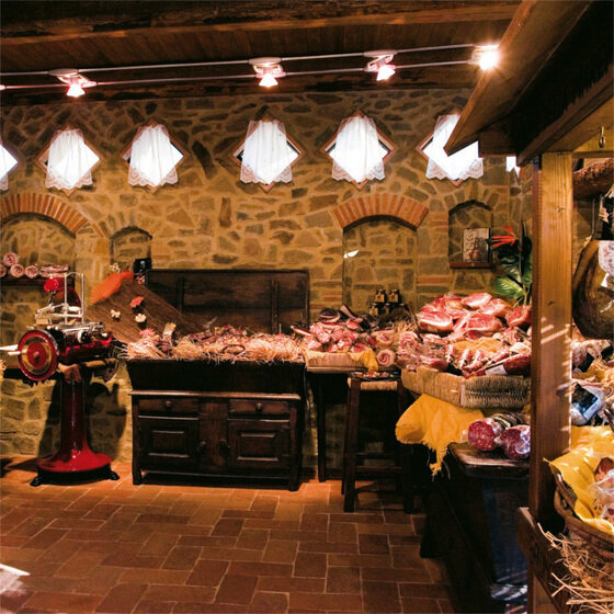Restoran Franchi Salumi, Toskana, foto